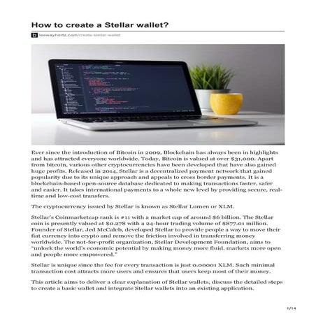 Stellar Protocol: What is Stellar and Why It Matters | PPTX