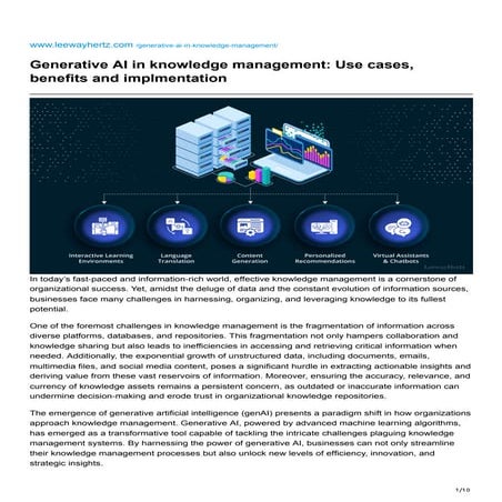 leewayhertz.com-Generative AI in knowledge management Use cases benefits and implmentation-1.pdf