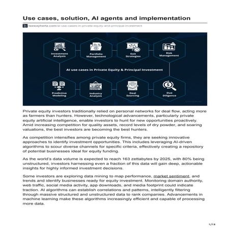 leewayhertz.com-Use cases solution AI agents and implementation.pdf