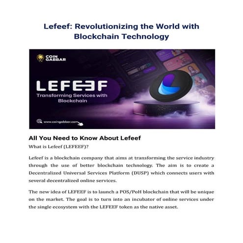 Lefeef_ Revolutionizing the World with Blockchain Technology.pdf