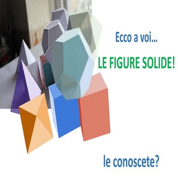 Le figure solide | PPT
