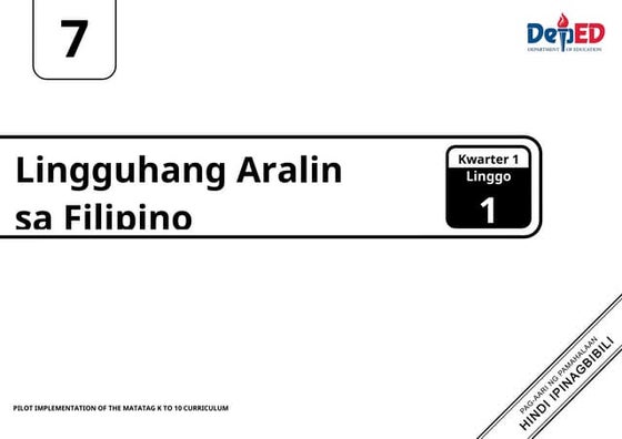 Filipino 10 Curriculum Guide rev.2016