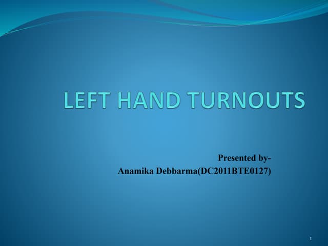 Rbte Drainage system in tunnel | PPTX