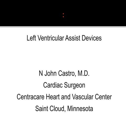 Left ventricular assist devices | PDF
