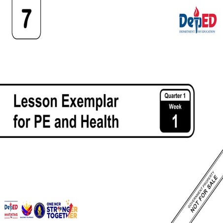 Comprehensive Lesson Exemplar on Mental Health and Target Games for ...