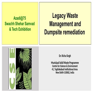 Legacy-waste-remediation-toolkit. Waste Management pptx | PPTX