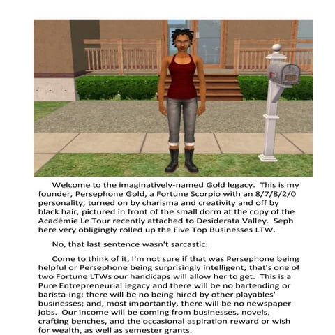 The Gold Legacy: Gen One at College | PDF