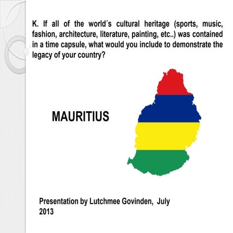 Legacy of mauritius | PPTX