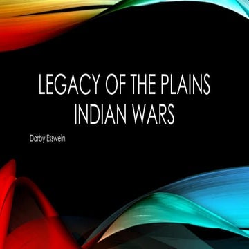 The Plains Wars | PPT