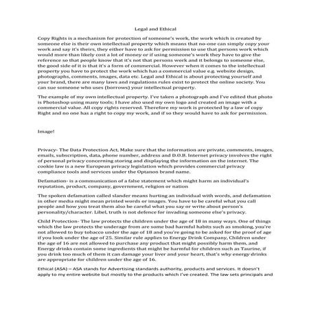 Legal and ethical | PDF