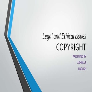 Legal and Ethical Issues COPYRIGHT.pptx