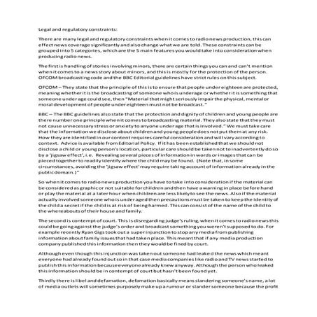 Legal Constraints | DOCX