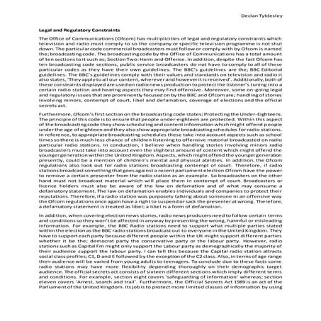 Legal Constraints | DOCX