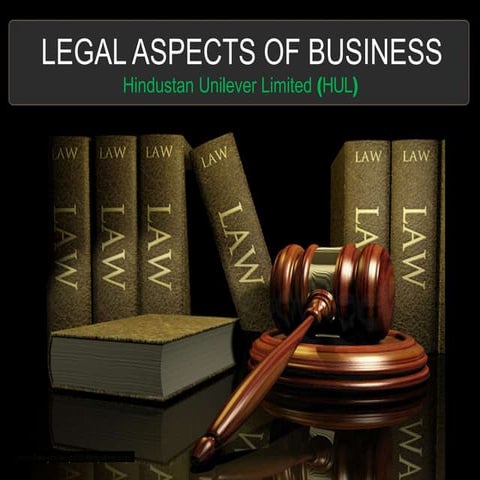 Legal aspects of business | PPT