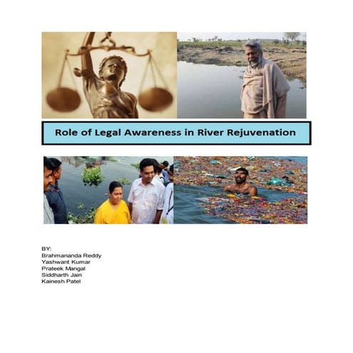 Legal awareness in river rejuvenation | PDF