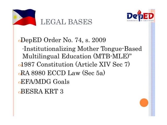 Legal bases of mtbmle | PPTX | Education