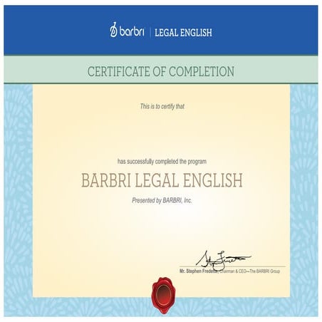 Legal english barbri | PPT