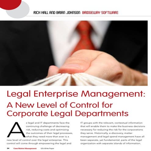 Legal Matter Management Solution | PDF