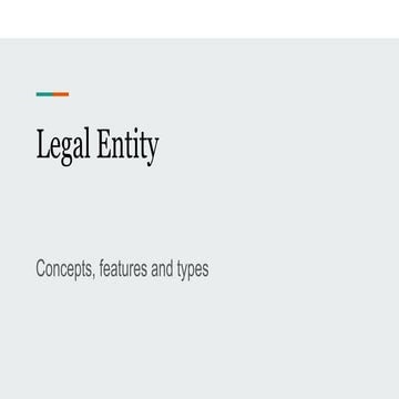 Legal entity | PPTX