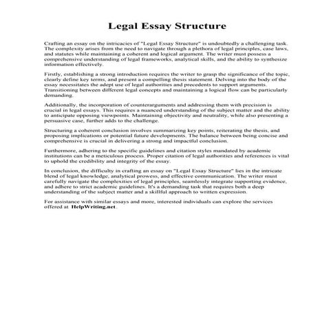 Legal Essay Structure.pdf