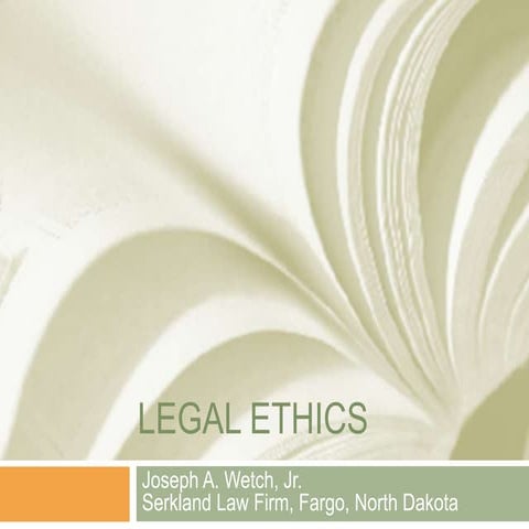 Legal Ethics | PPT