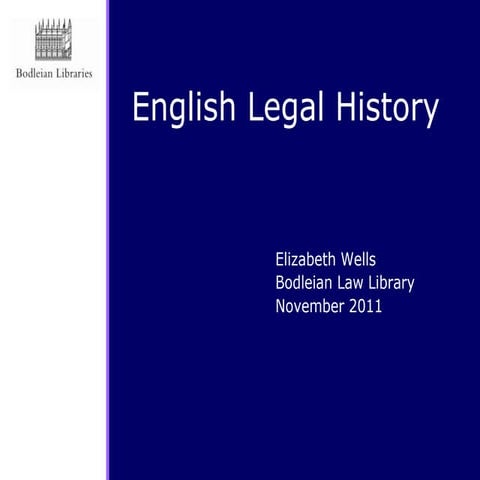 Legal History | PPTX