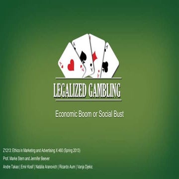 Legalized gambling | PPT