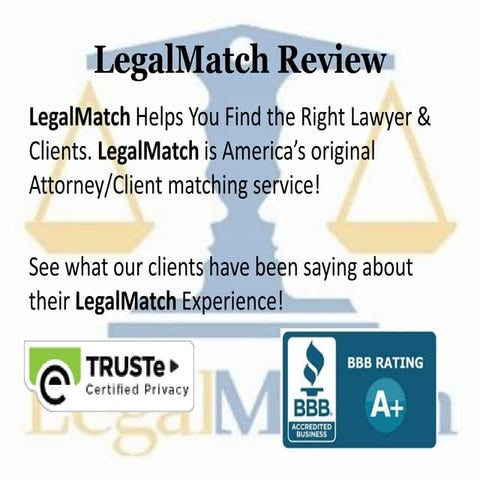 LegalMatch Reviews | PPT