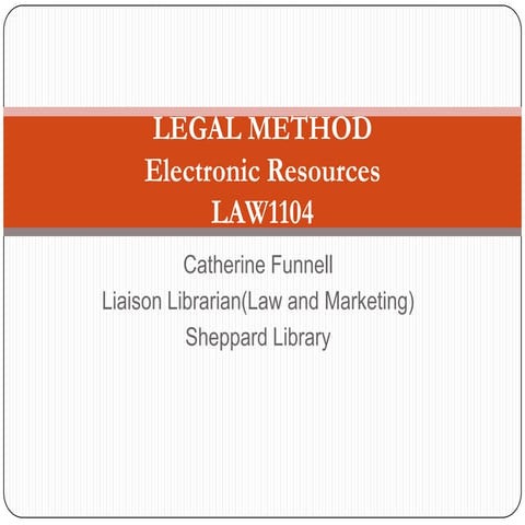 Legal method.pptx2011 | PPTX