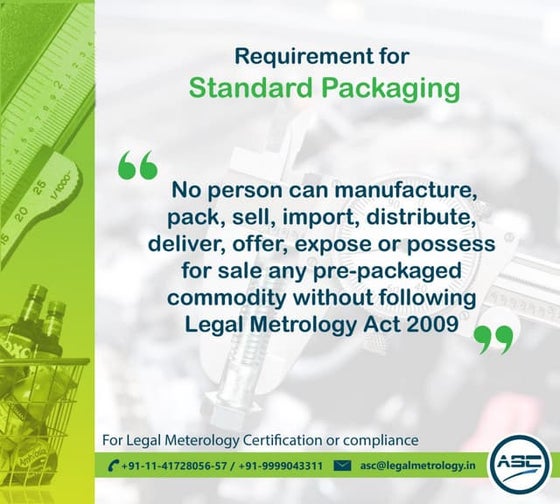 Compliance for packaging goods | PDF