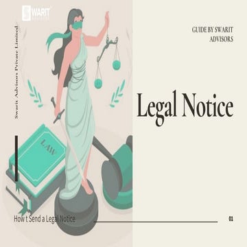 Legal Notice - A Comprehensive Guide | PPT