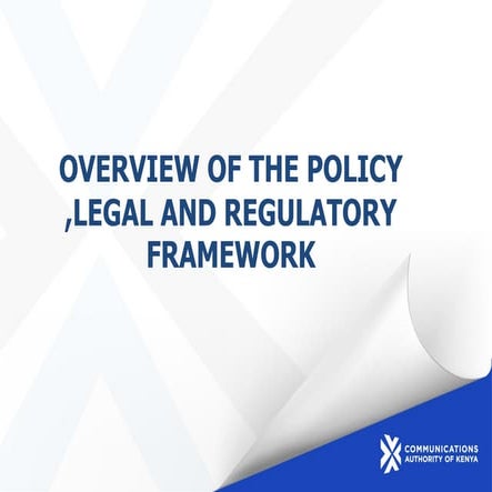 Legal overview by the CA | PDF