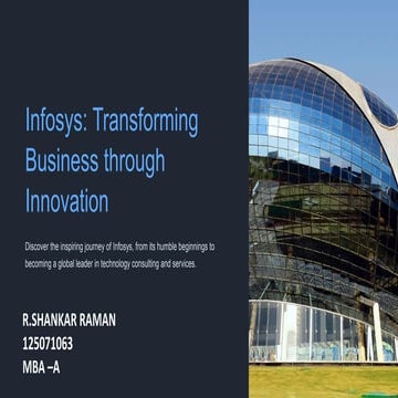 Infosys ppt | PPTX