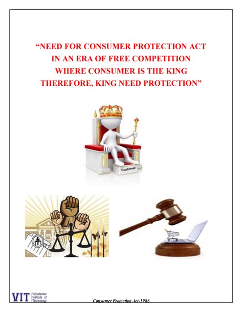 Consumer Act of the Philippines R.A 7394 | PPT