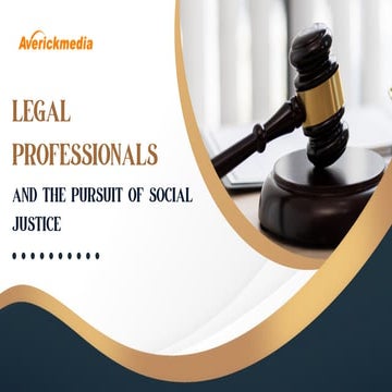 Legal Professionals and the Pursuit of Social Justice | PDF