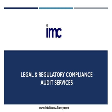 Legal & Regulatory Compliance Audit Services | PDF