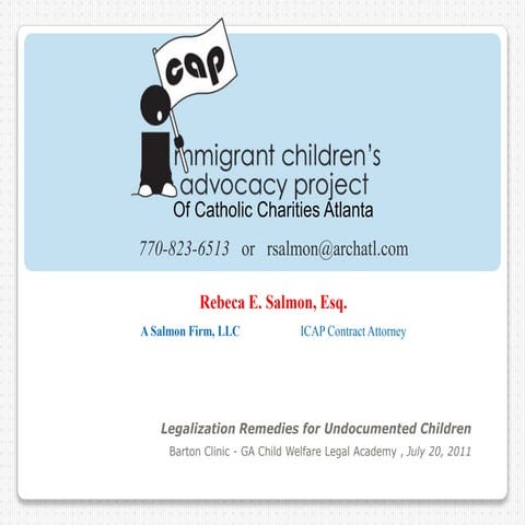 Legal Remedies for Undocumented Children | PPT