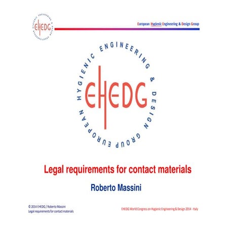 Legal requirements for contact materials | PDF