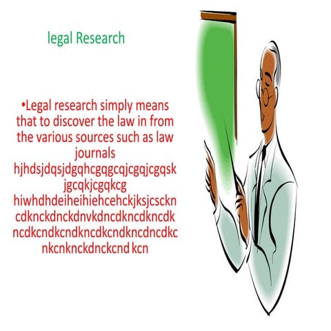 Legal research | PPTX