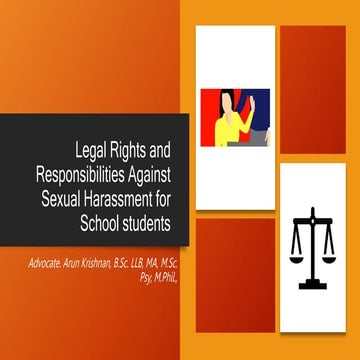 Legal Rights and Remedies for Sexual Harassment for School students_Jan ...