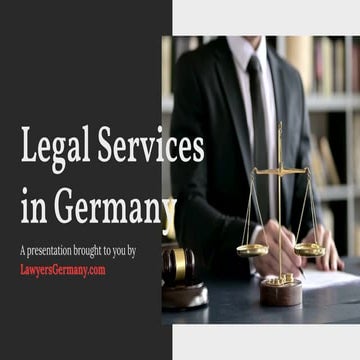 Legal Services in Germany | PDF