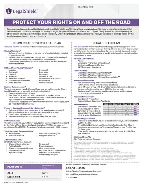 LegalShield and IDShield Interactive Flier | PDF
