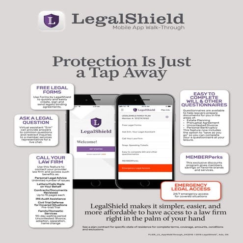 LegalShield Mobile App Walkthrough | PDF