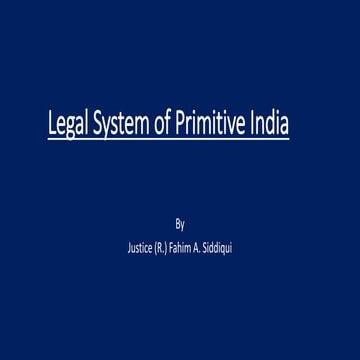 Legal System of Primitive India.pptx