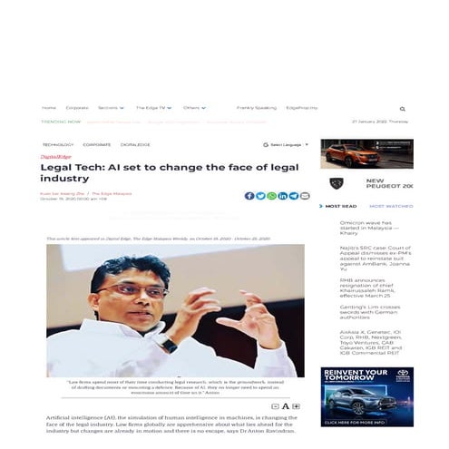 Smart Technology to reshape Viet Nam - Anton Ravindran