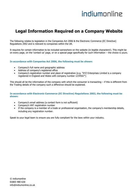 Legal Email Information | PDF | Email | Internet