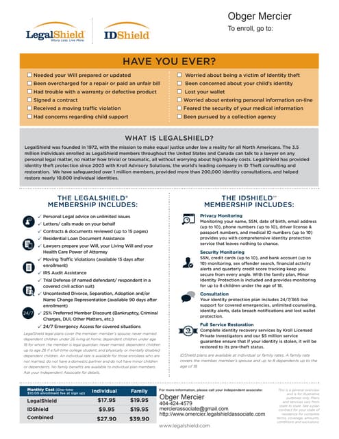 LegalShield and IDShield Interactive Flier | PDF