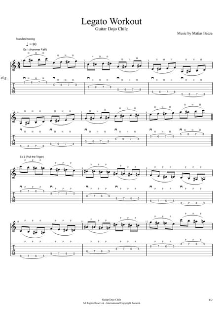 Tablatura little wing | PDF | Classical Music | Music