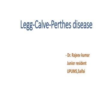 Legg calve-perthes disease | PDF