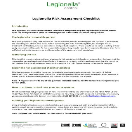 Hse acop-l8-legionnaires-disease-the control-of-legionella-in-water-s…